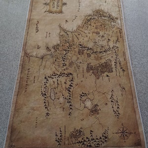 Lord of the Rings, Map Rugs, Fantastic Rug, Popular Rug, Magic Rug ...