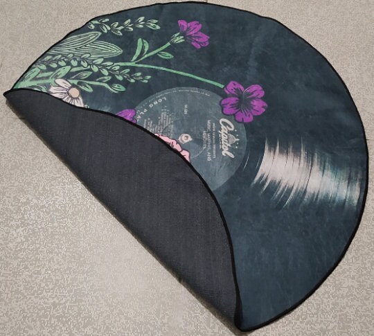 Record Rug, Record Round Rug, Classic Rug, Retro Record Rug ...
