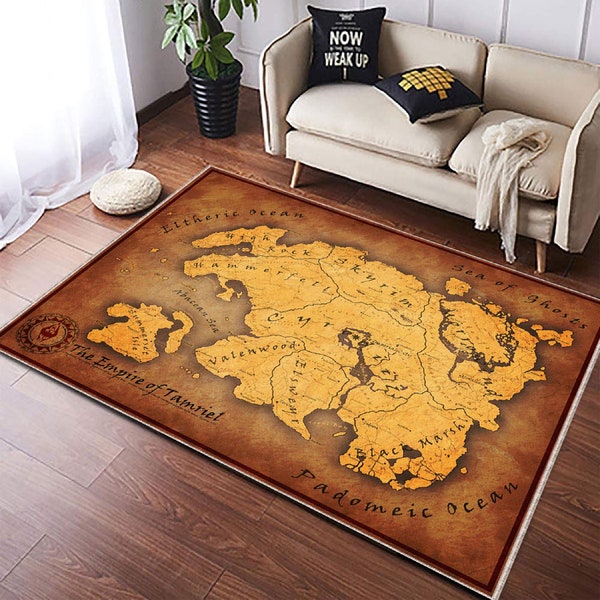 World Map Rug - Etsy