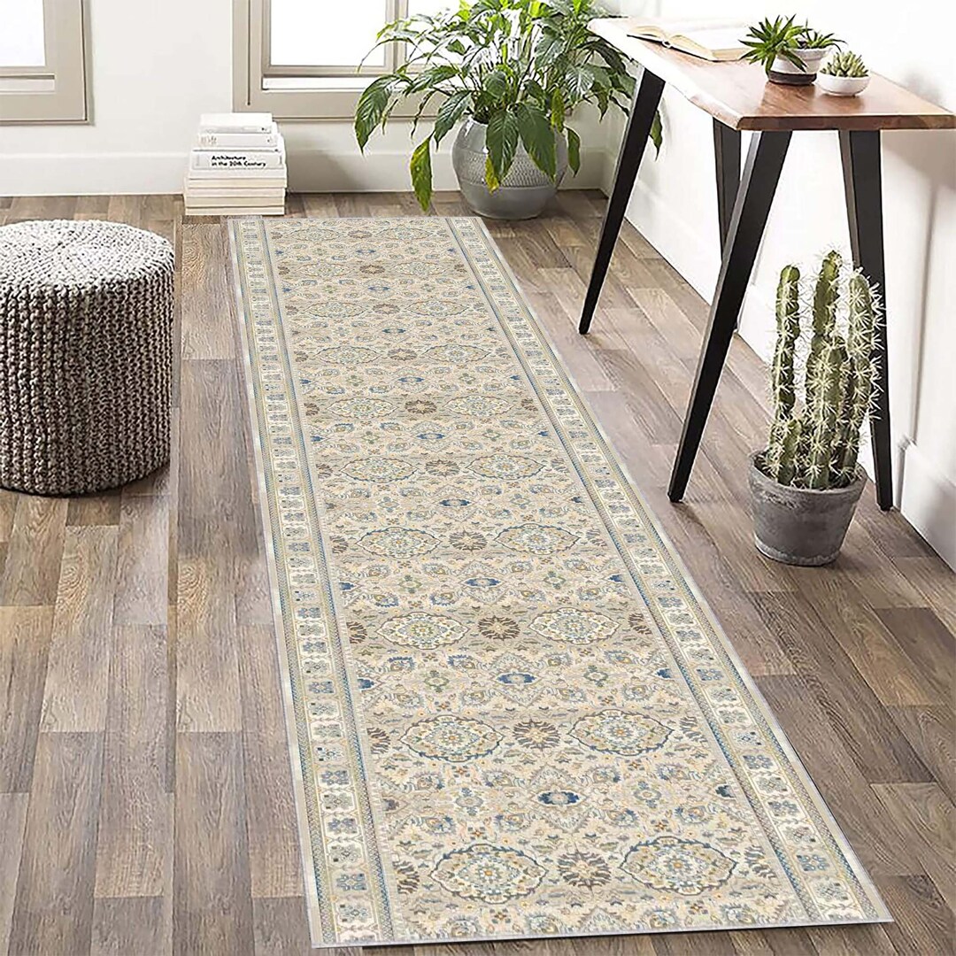 Runner Rug, Traditional Runner for Retro Hallway Decor, Bohemian Style ...