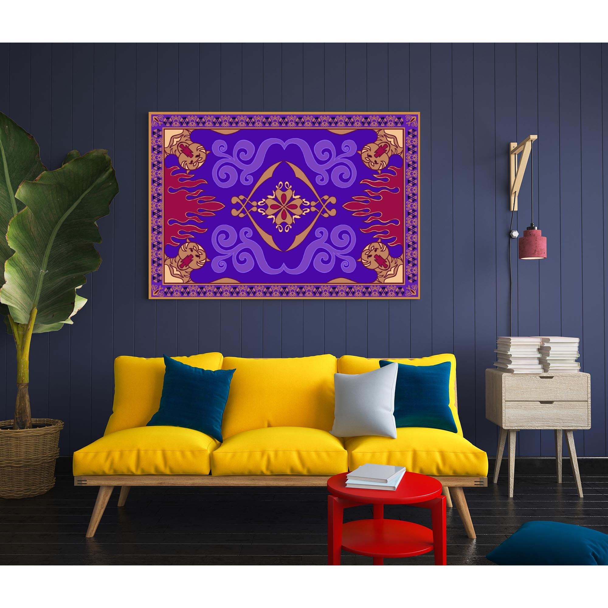Aladdin Tapestry, Aladdin, Magic Tapestry, Fantastic Tapestry, Living ...