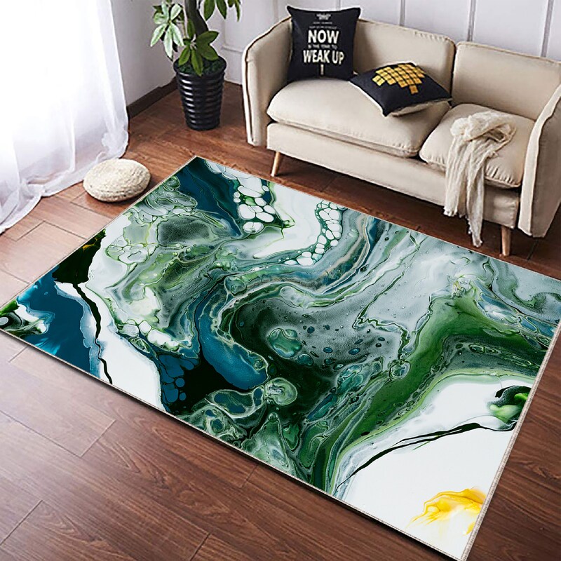 Modern Abstract Rug - Etsy