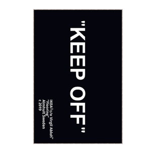 Keep off Rug, Black Keep Off, Personalized Gift, Keepoff, Custom Rug ...