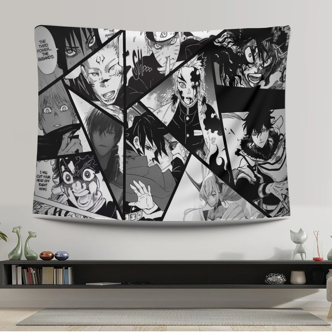 Anime Tapestry, Wall Decoration, Tapestry for Living Room, Bedroom ...