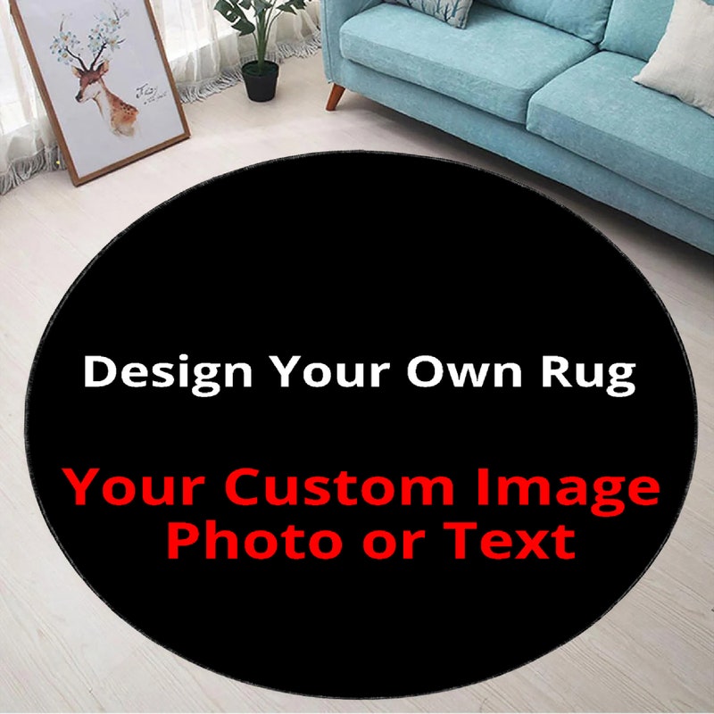 Custom Round Rug - Etsy