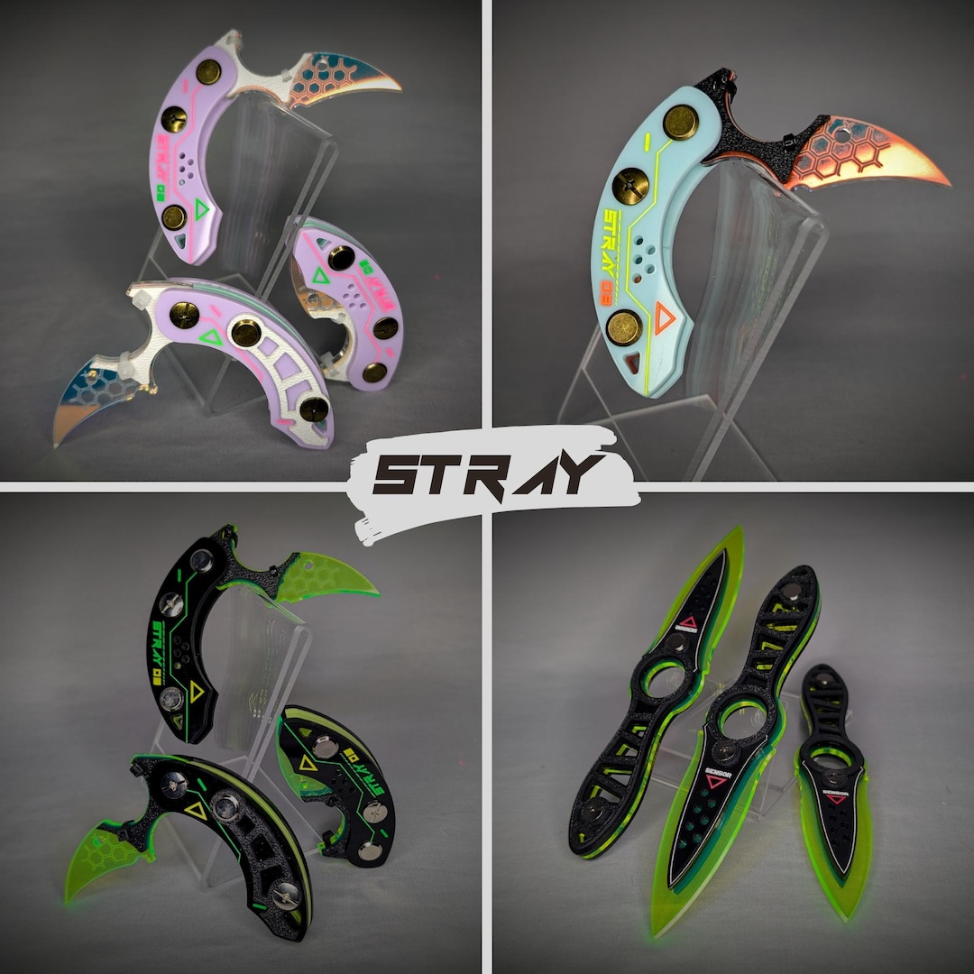 Accessories STRAY Rave Cyber Blade - "project Stray" by Straycatgee - Etsy