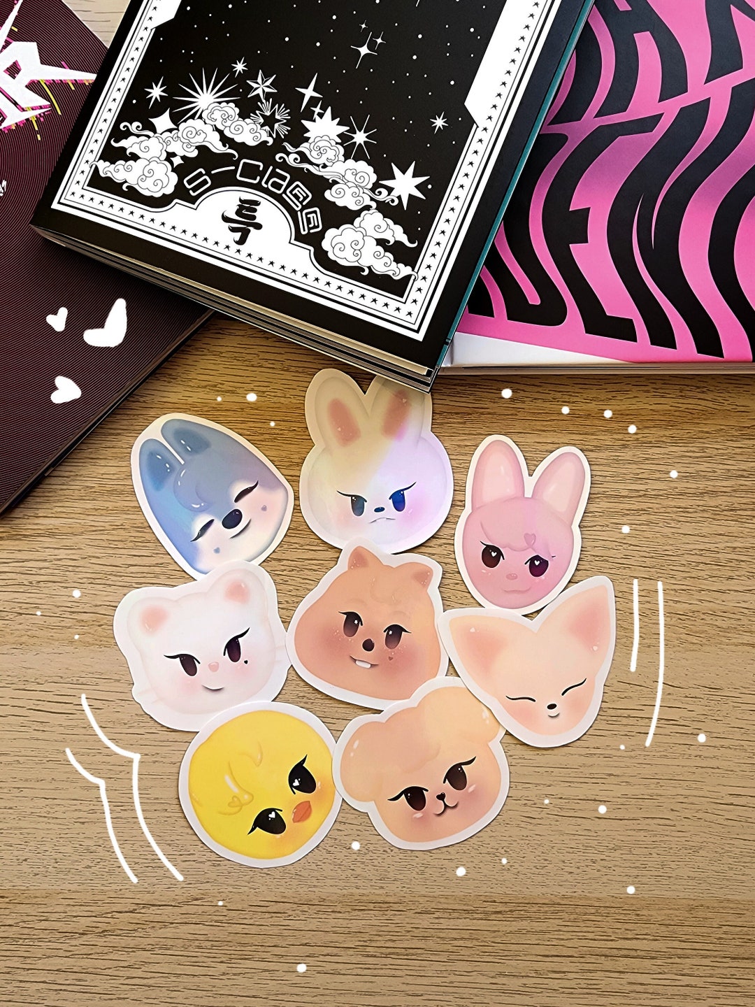 Stray Kids Cute Skzoo Sticker - Etsy