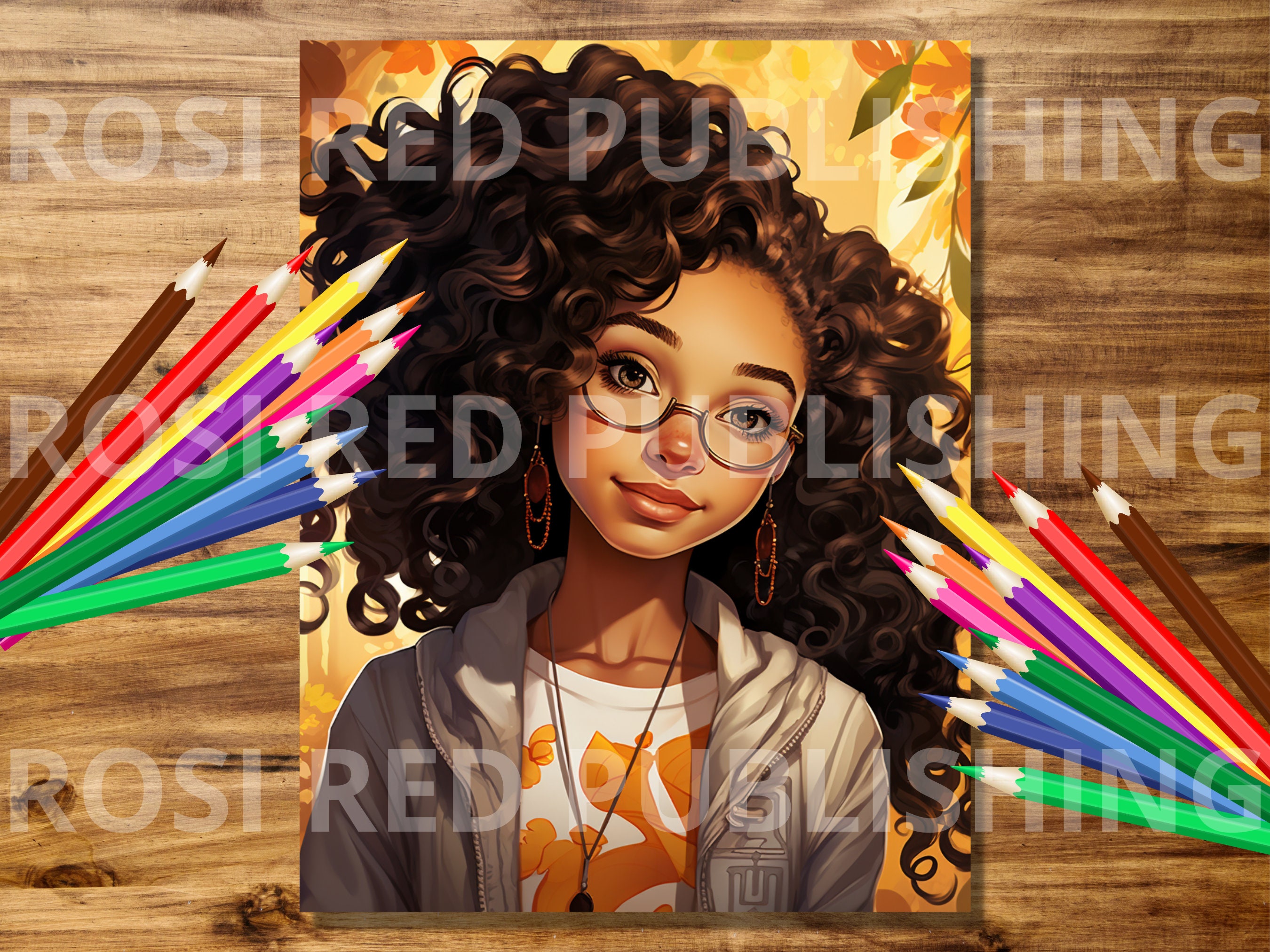 Melanin Magic: Black Beauty Coloring Book for Adults by Rosi Red. - Etsy