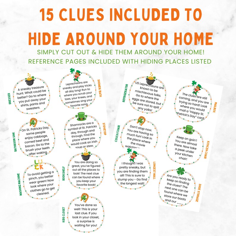 Leprechaun Treasure Hunt | Leprechaun Letter | St Patricks Day Treasure ...