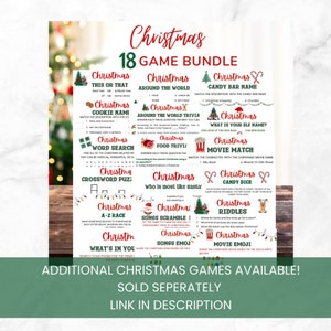 Christmas 5 Second Game | Printable Christmas Game | Christmas Party ...