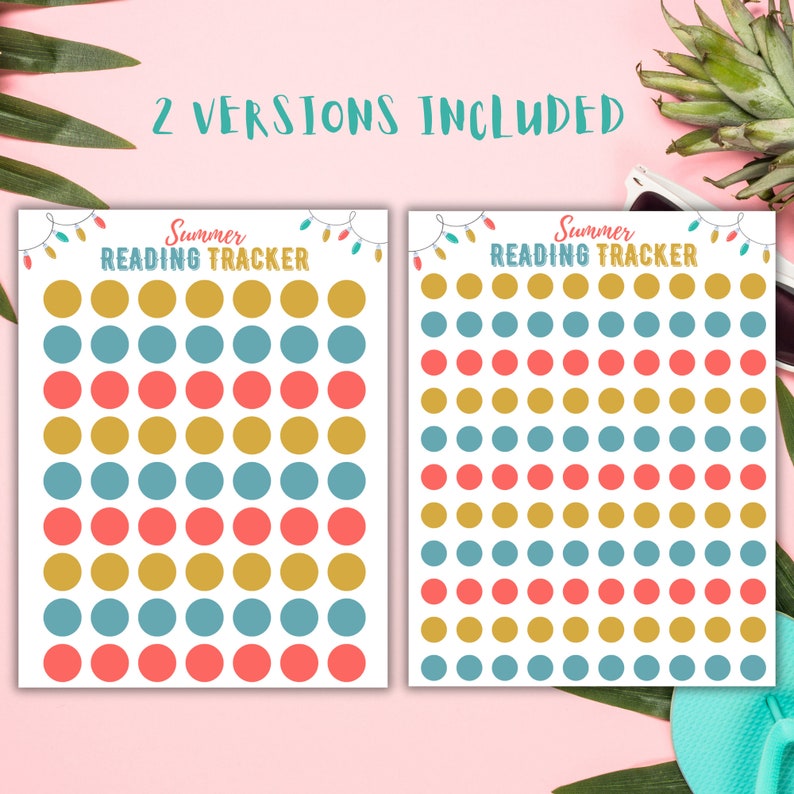 Summer Reading Tracker: Printable Book Log (digital Download) - Etsy