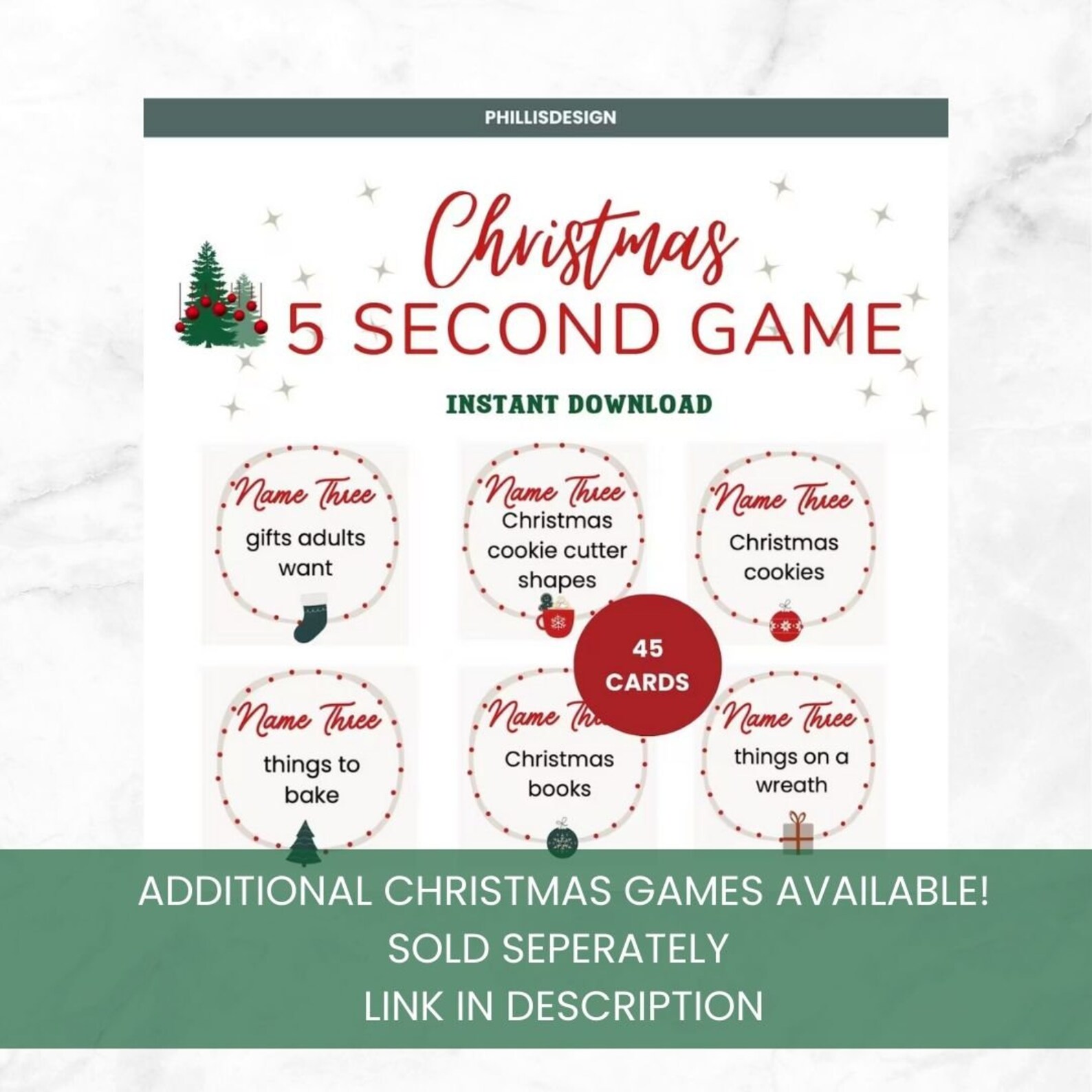 Christmas Pass the Present Game: Printable Holiday Party Activity ...