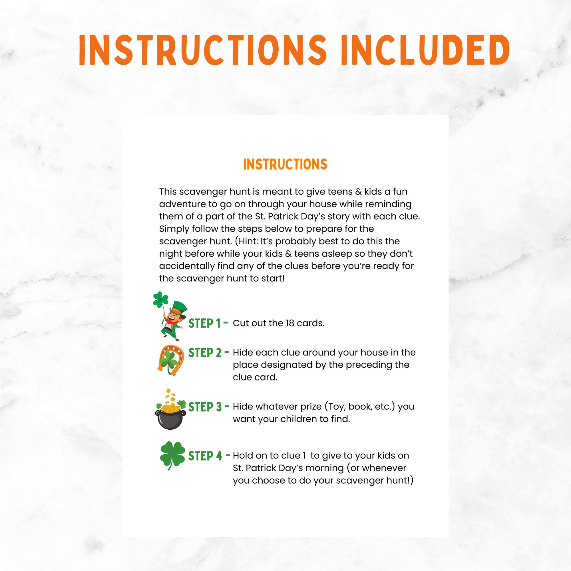 Leprechaun Treasure Hunt | Leprechaun Letter | St Patricks Day Treasure ...