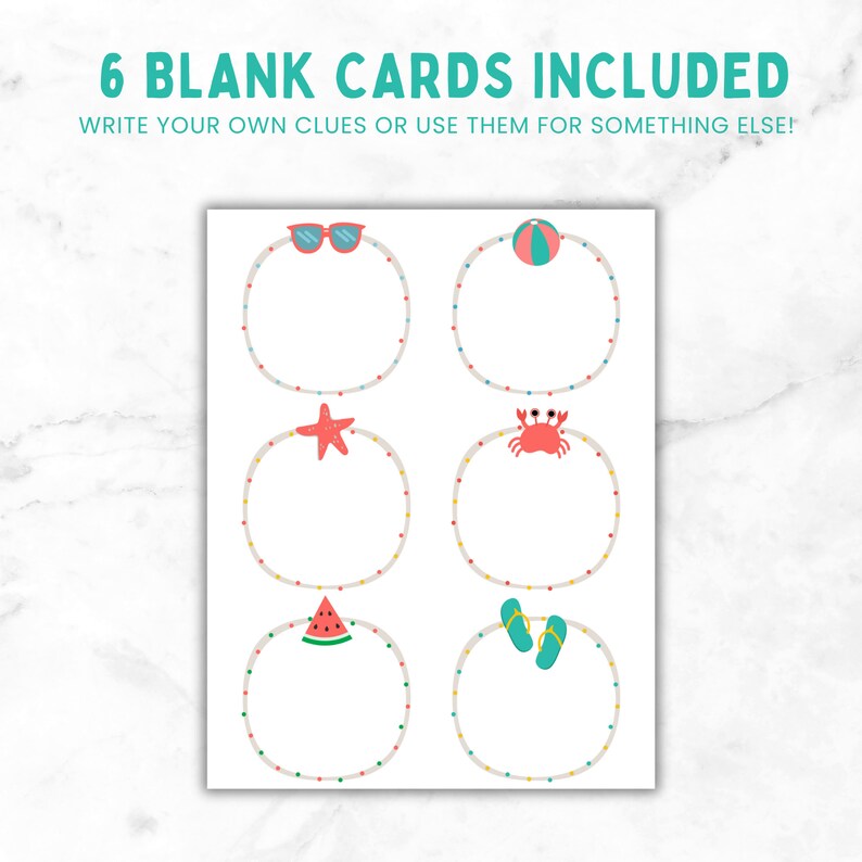 Summer Scavenger Hunt for Kids | Teen and Tween Outdoor Hunt ...