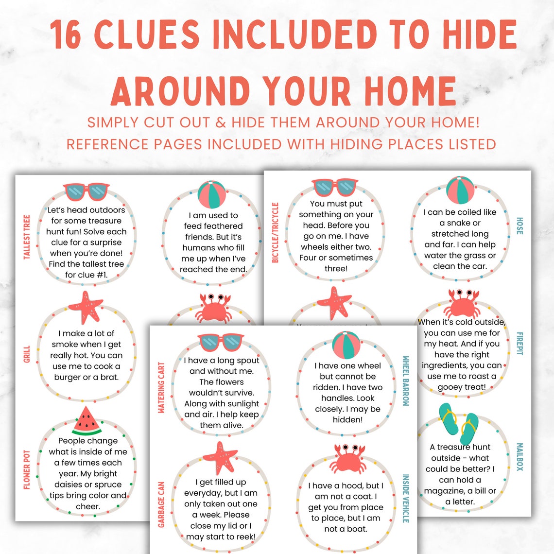 Summer Scavenger Hunt for Kids | Teen and Tween Outdoor Hunt ...