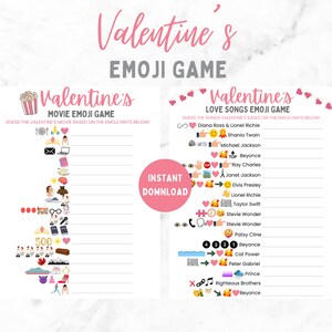 Valentines Emoji Game Bundle Valentines Songs and Christmas Movies ...