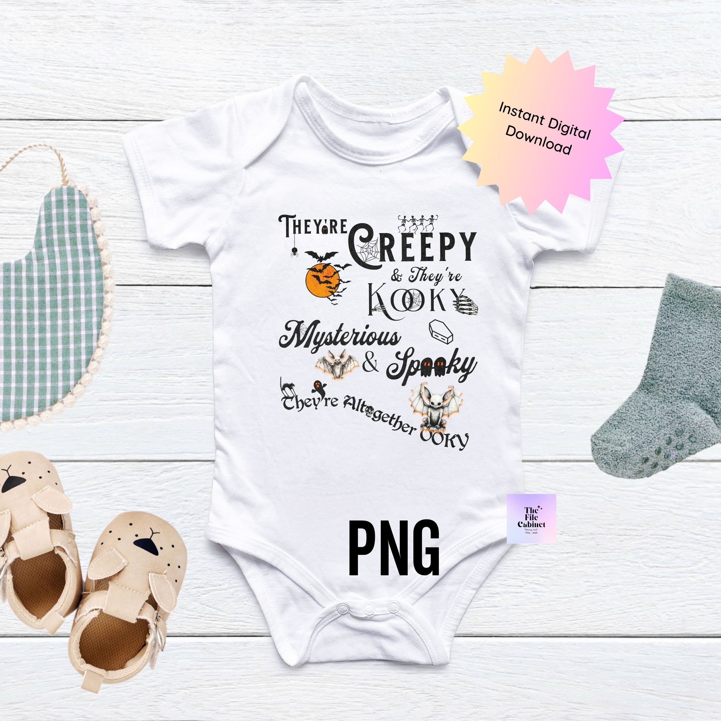 They're Creepy and Kooky Sign, Funny Halloween, Mysterious and Spooky ...