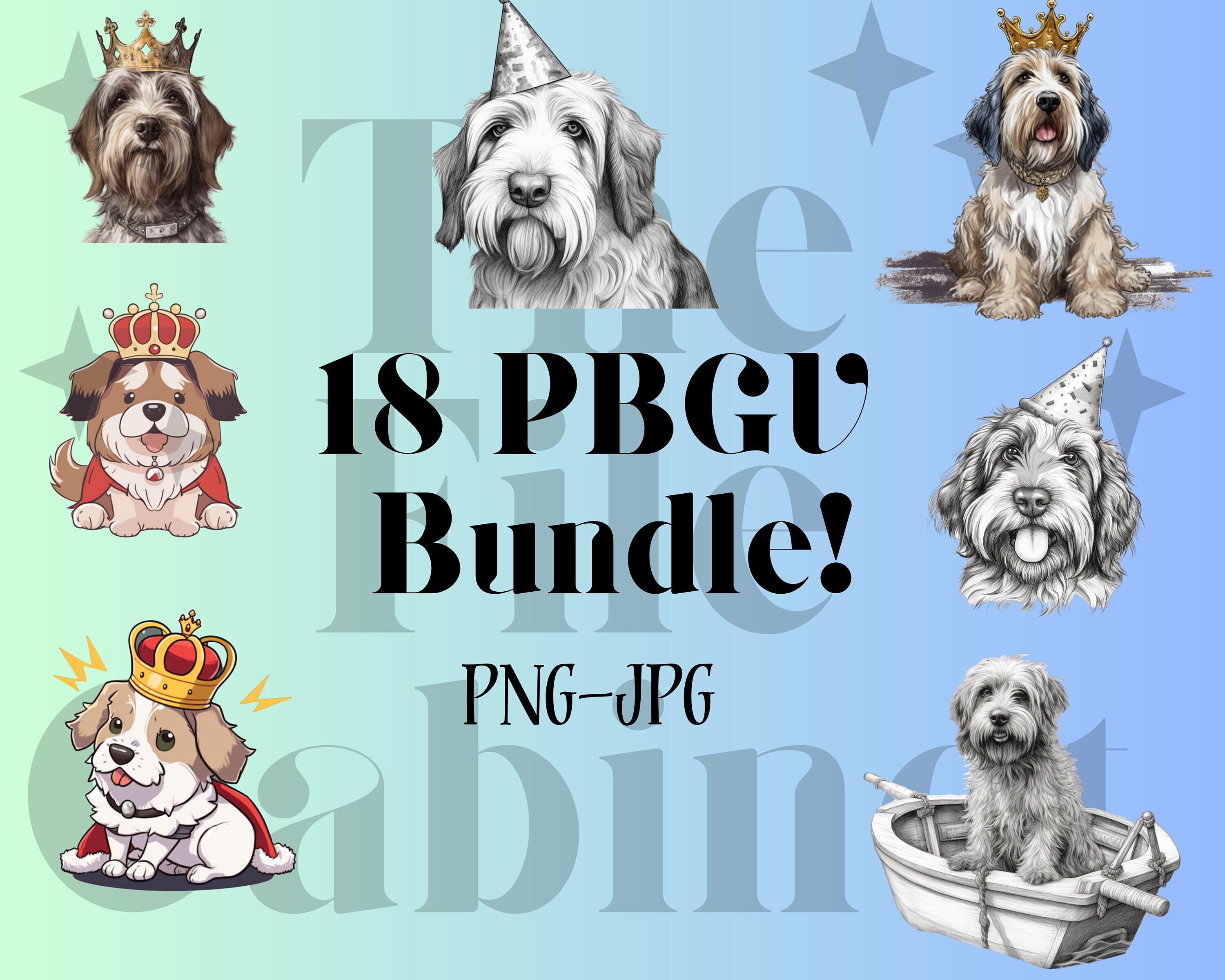 PBGV PNG Dogs Png Sublime Petit Basset Griffon Vendéen - Etsy