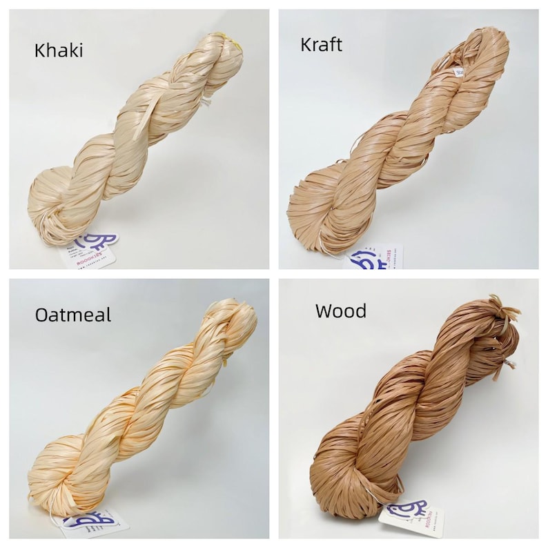 Silky Rayon Raffia Yarn, Roookies Raffia Crochet, Tangle-free Hank - Etsy