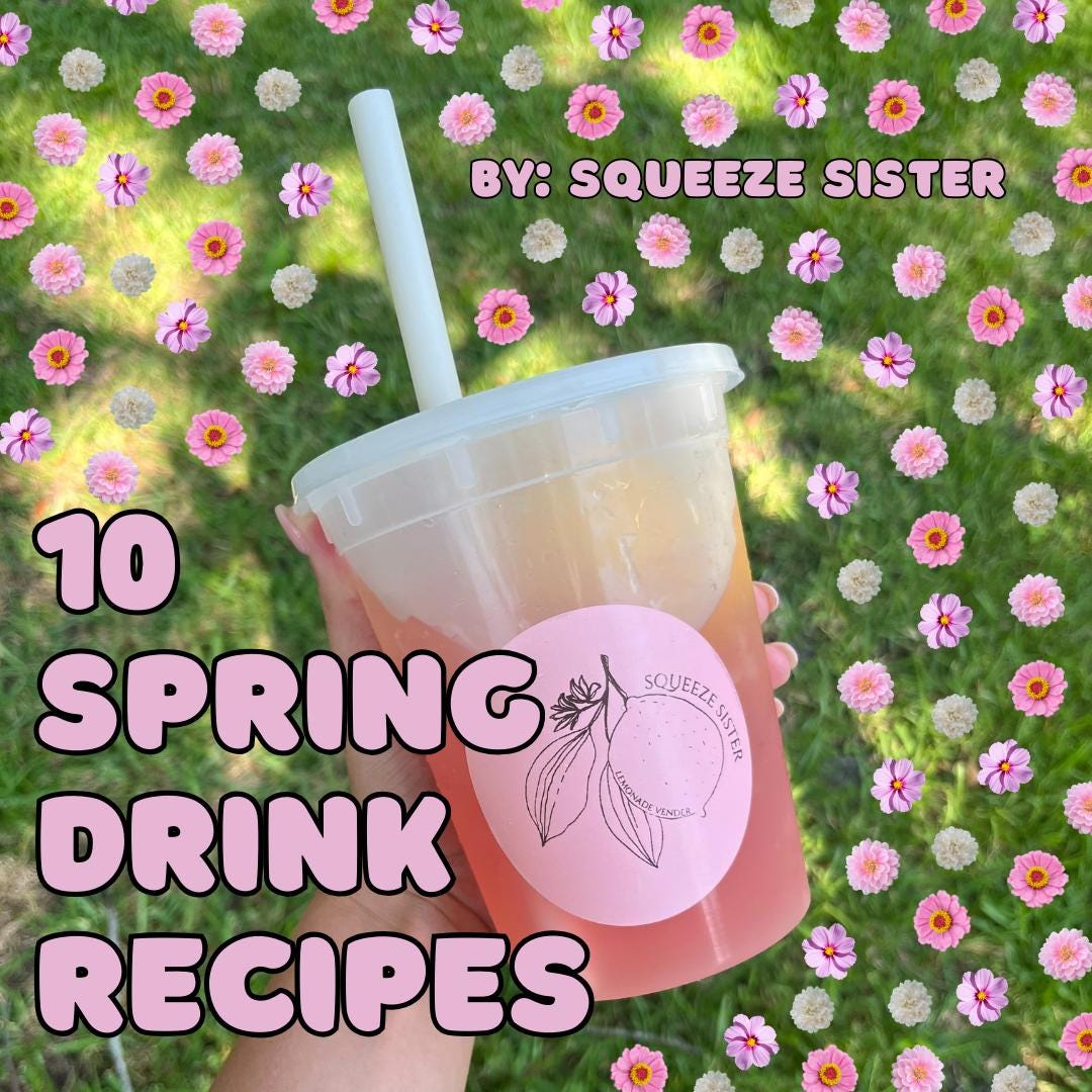10 Spring Lemonade Drink Recipes - Etsy