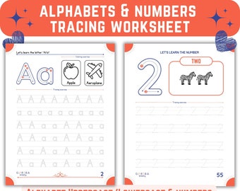 Printable Alphabet Worksheets, ABC Tracing Worksheet for Kids Fun and ...
