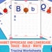 ABC Tracing Worksheet for Kids - Fun and Educational Alphabet Learning ...