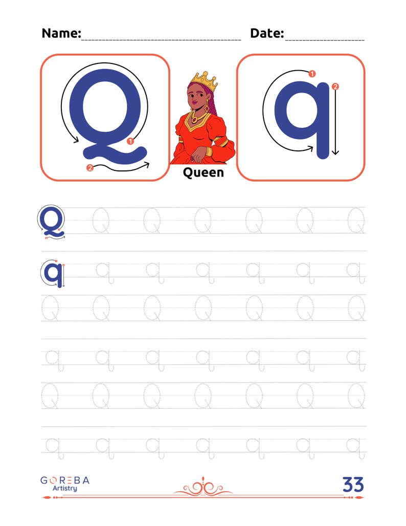 ABC Tracing Worksheet for Kids Fun and Educational Alphabet Learning ...