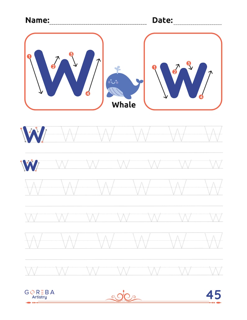 ABC Tracing Worksheet for Kids Fun and Educational Alphabet Learning ...