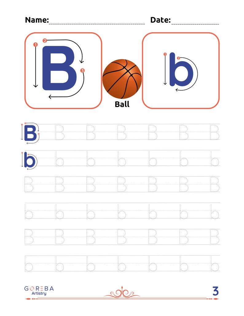 ABC Tracing Worksheet for Kids Fun and Educational Alphabet Learning ...