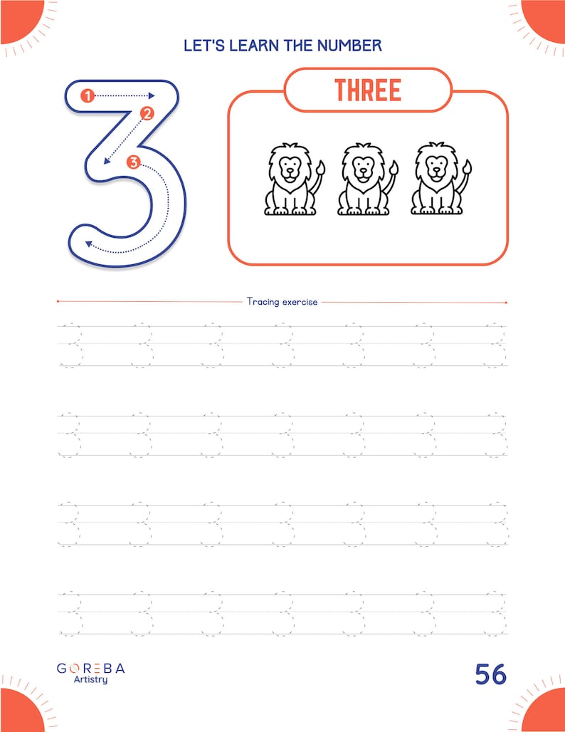 Alphabet & Number Worksheets, ABC Tracing Worksheet for Kids Fun and ...