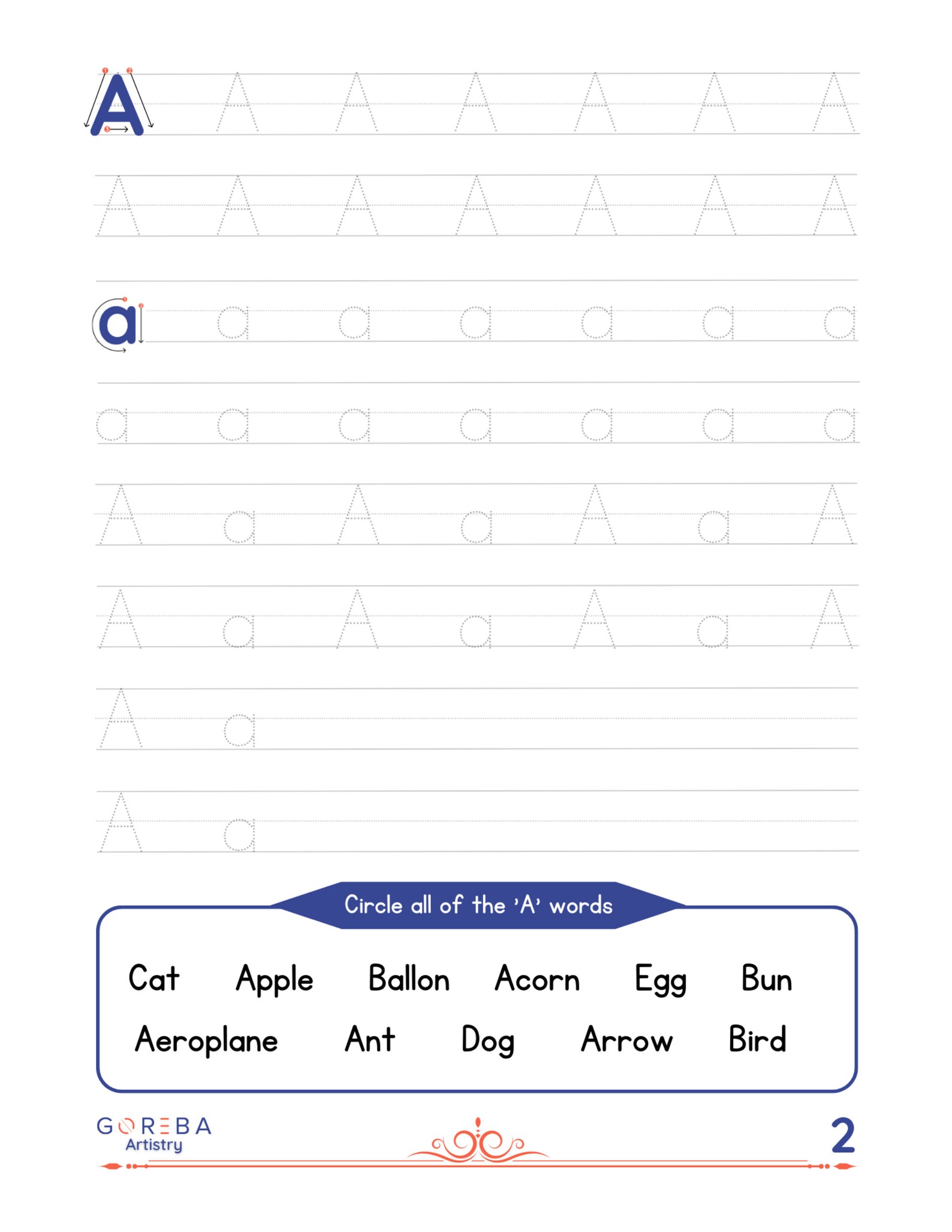 ABC Tracing Worksheet for Kids - Fun and Educational Alphabet Learning ...