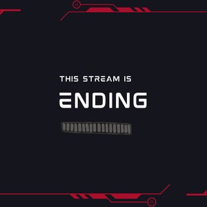 Black and Red Modern Neon Twitch Screen Eye-catching Twitch Elements ...