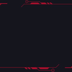 Black and Red Modern Neon Twitch Screen Eye-catching Twitch Elements ...