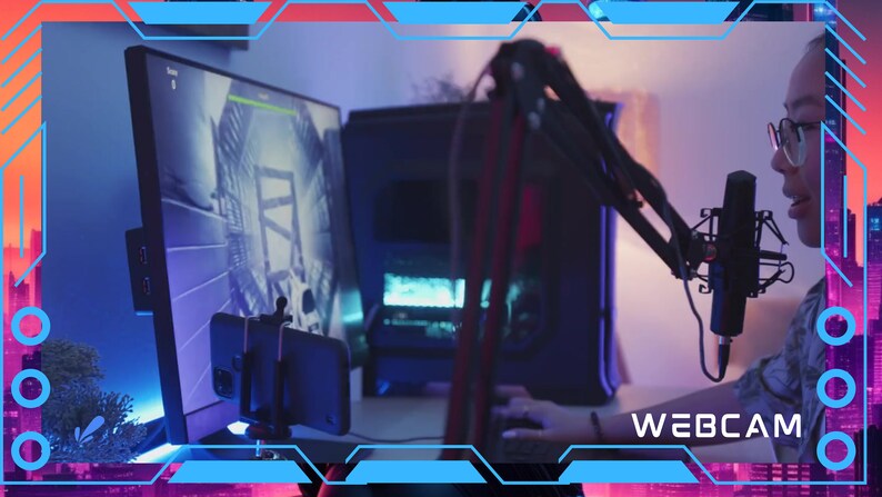 Modern Purple Twitch Stream Package - Overlay, Panels, Alerts, Webcam ...