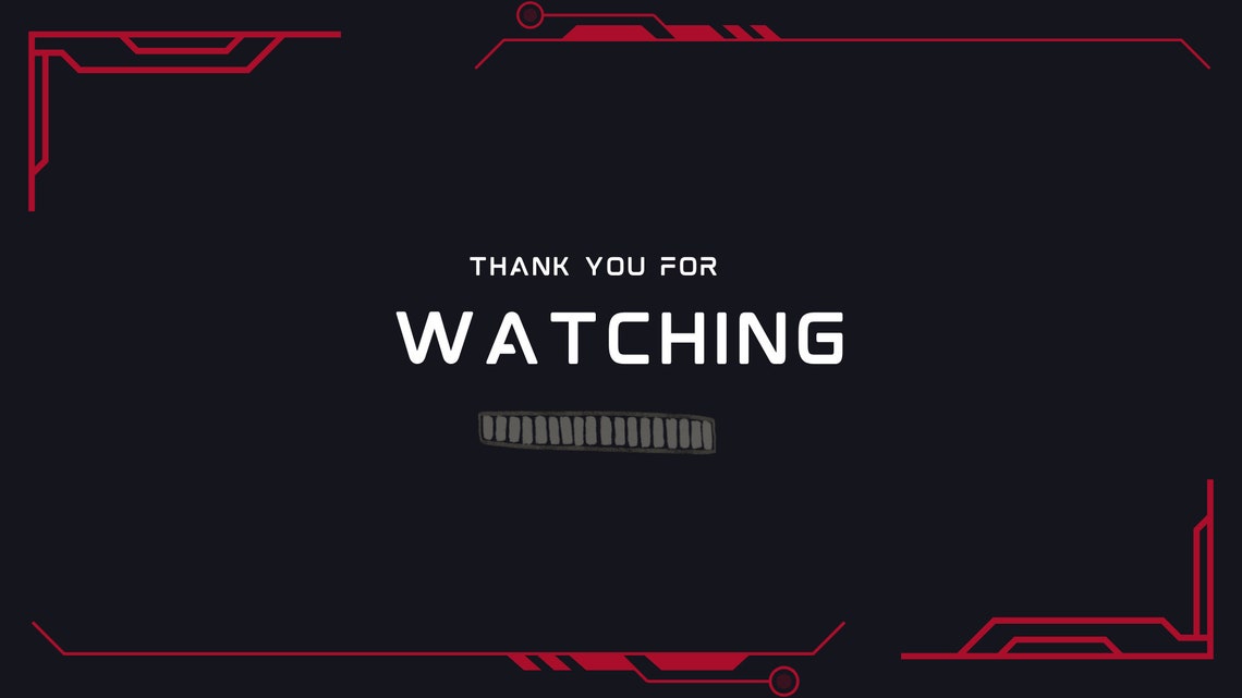 Premium Black and Red Neon Twitch Stream Package Streamer Graphics ...