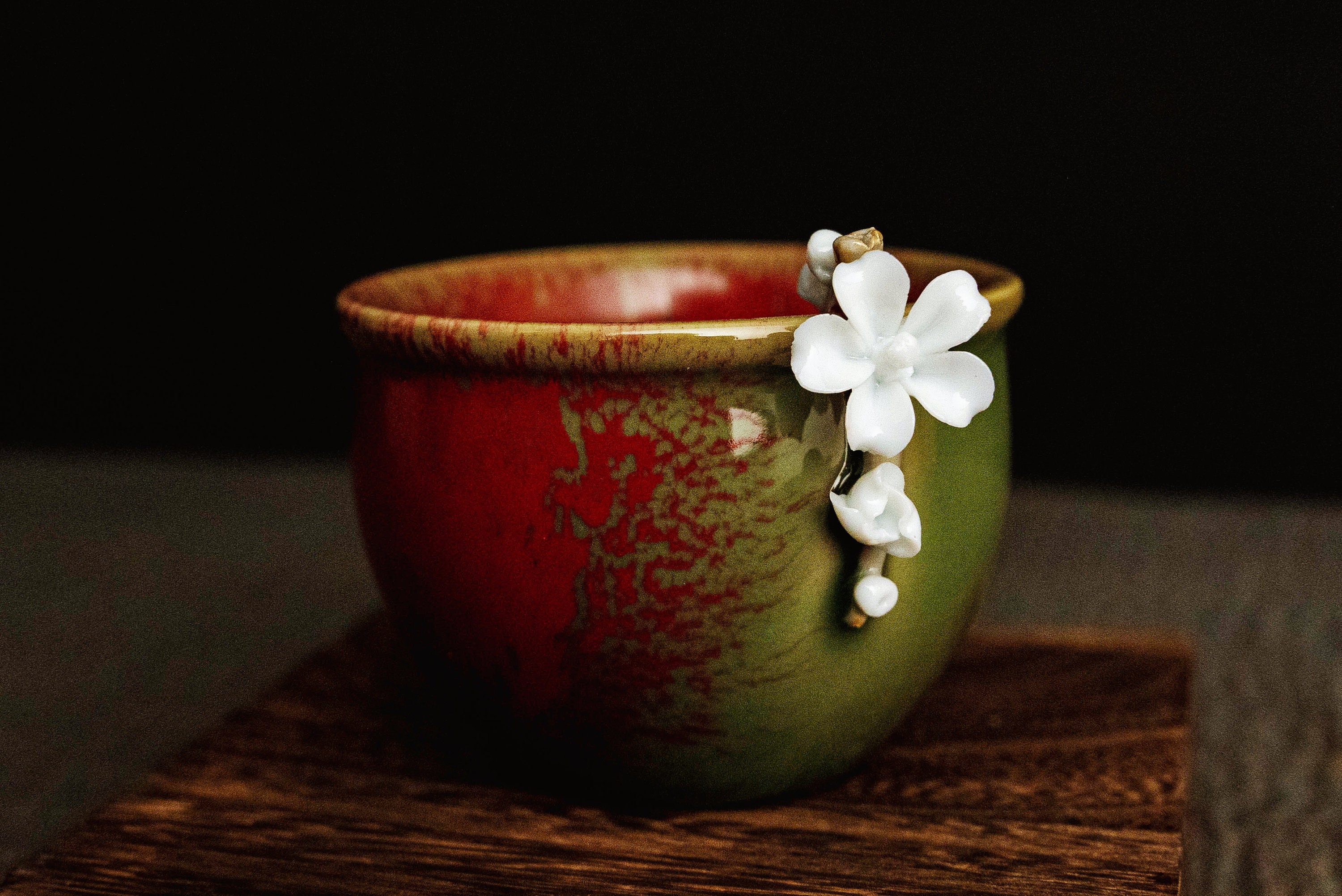 Creative Flower Shaped Master Cup Tea Cup Ceramic Japanese Tea Cup ...