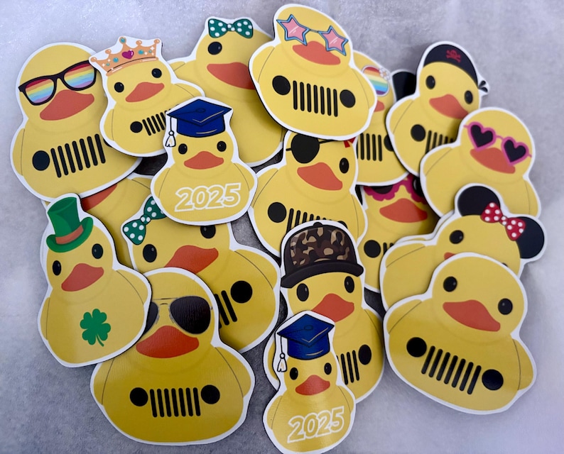 Duck Magnets for Jeep Ducking and Cruising Rubber Duckie Magnet Car ...