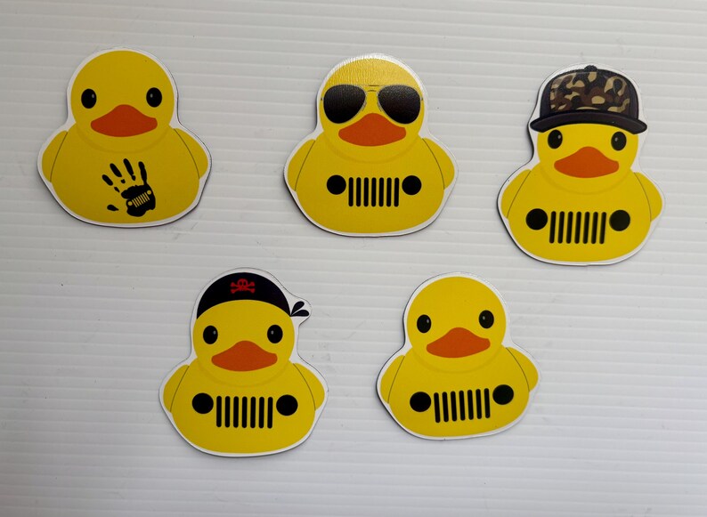 Duck Magnets for Jeep Ducking and Cruising Rubber Duckie Magnet Car ...