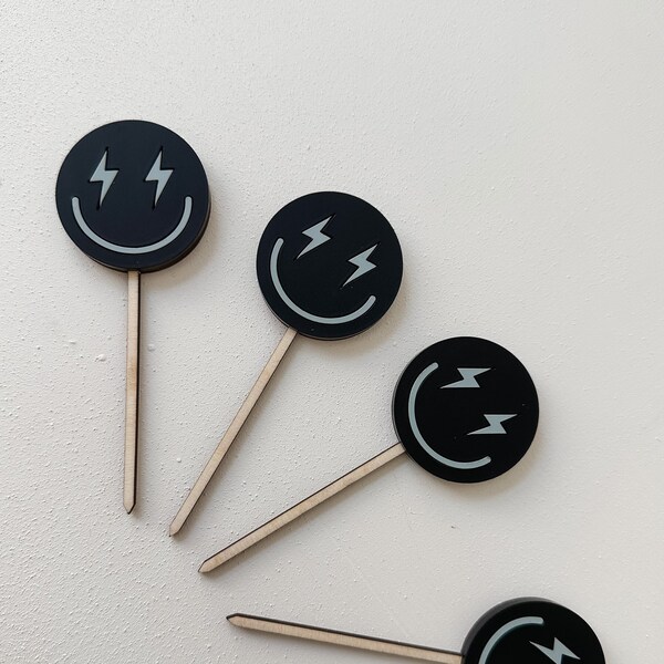 One Happy Dude Lightning Bolt - Etsy