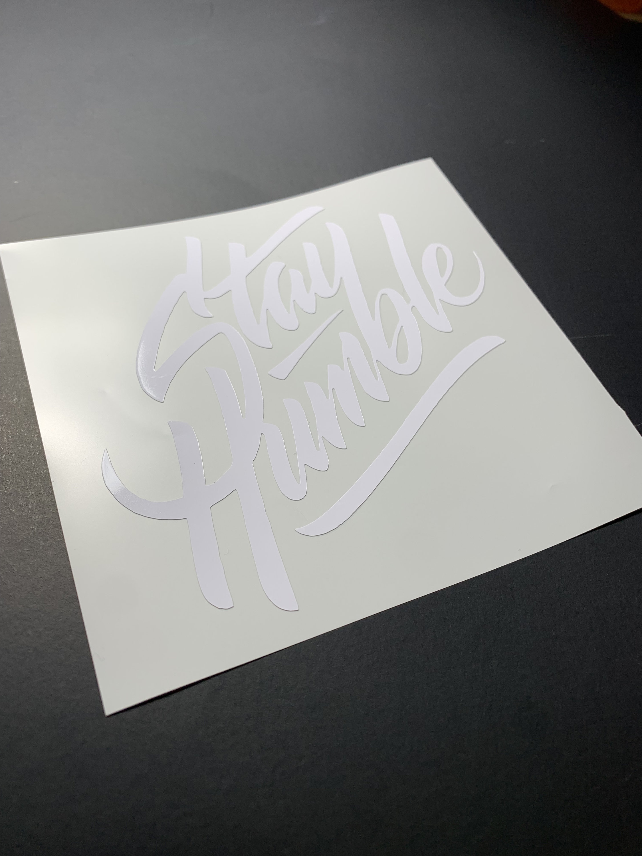 Stay Humble Decal - Etsy