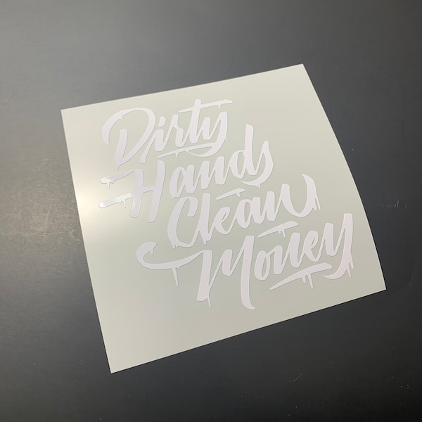 Dirty Hands Clean Money Svg - Etsy