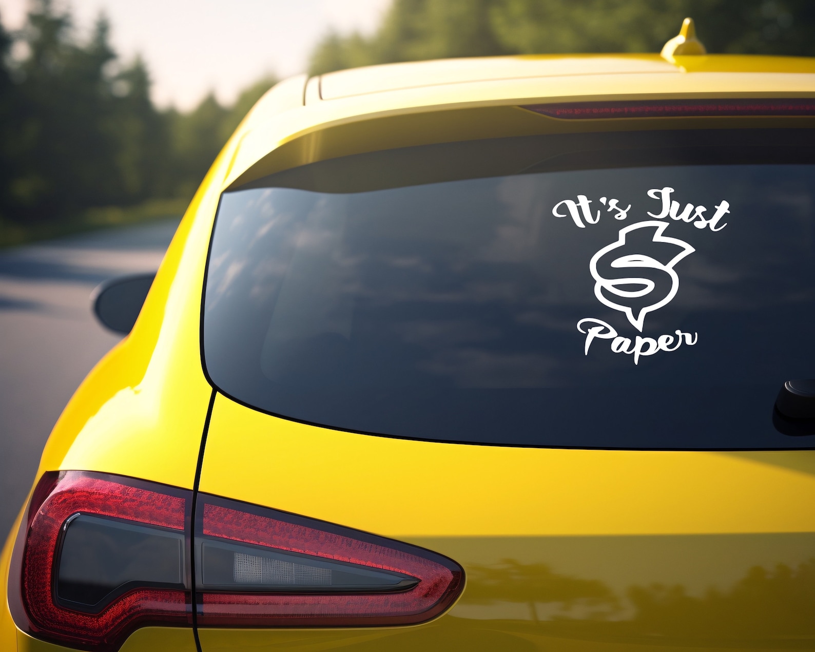 Its Just Paper Decal - Etsy