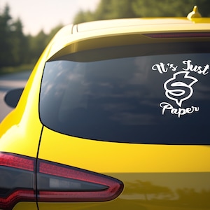 Its Just Paper Decal - Etsy