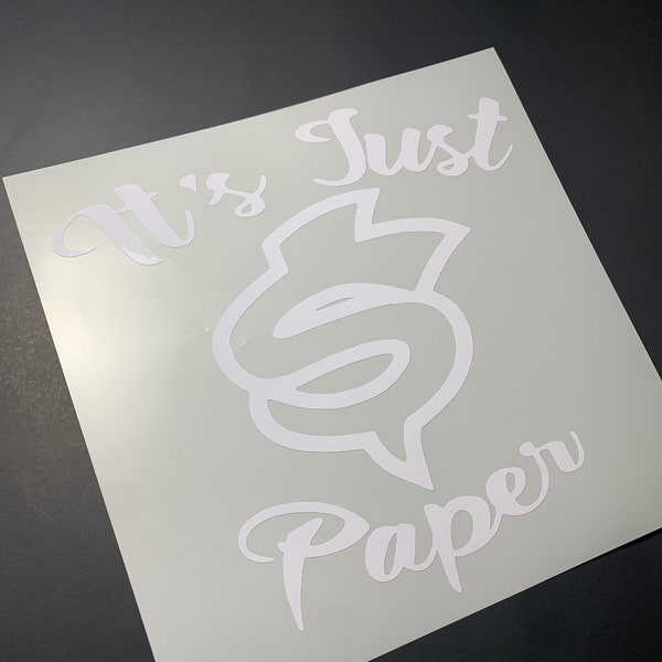 Just Paper Decal - Etsy
