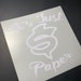 Its Just Paper Decal - Etsy