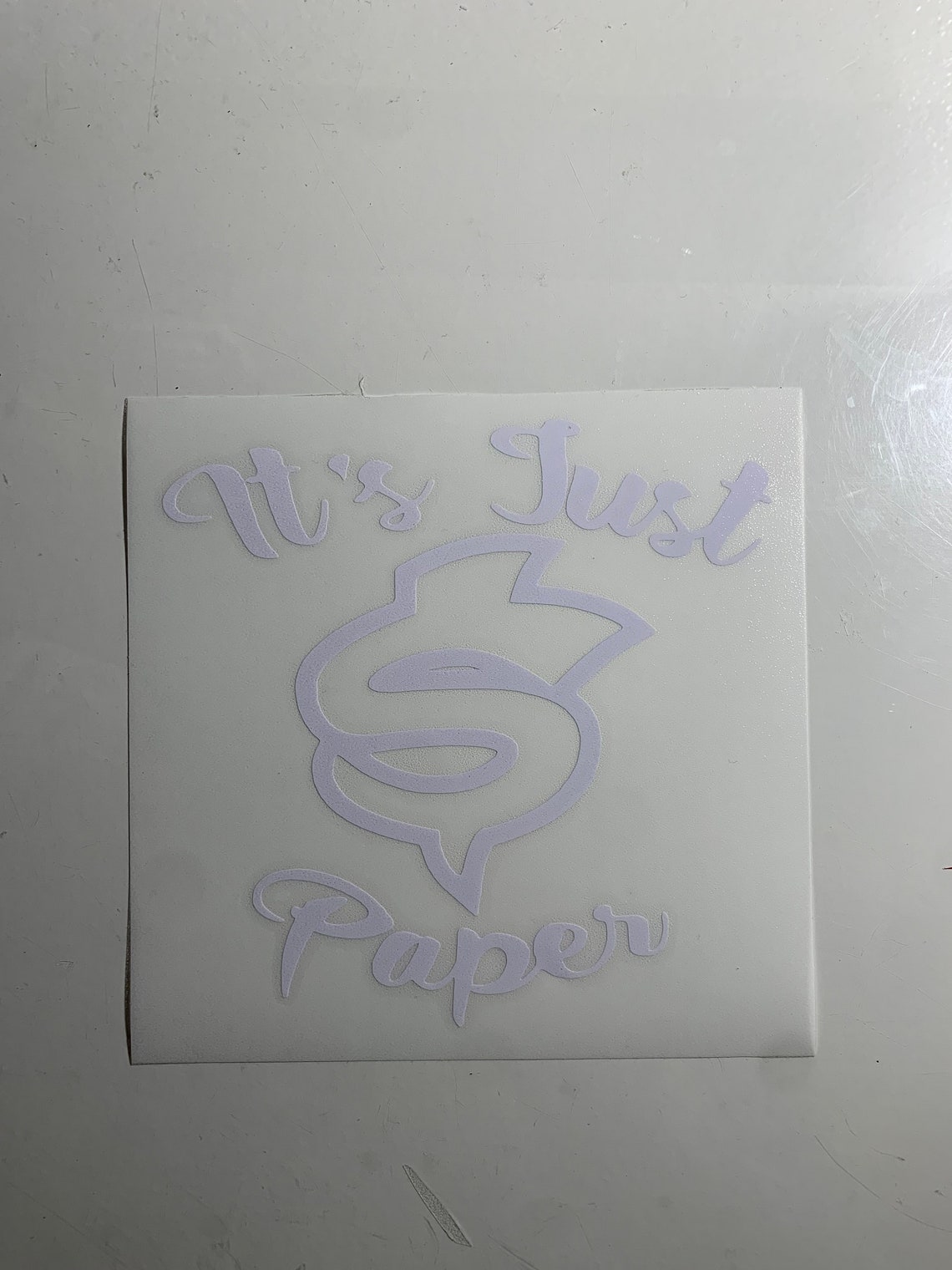 Its Just Paper Decal - Etsy