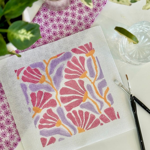 Hand Painted Needlepoint Canvas - Etsy