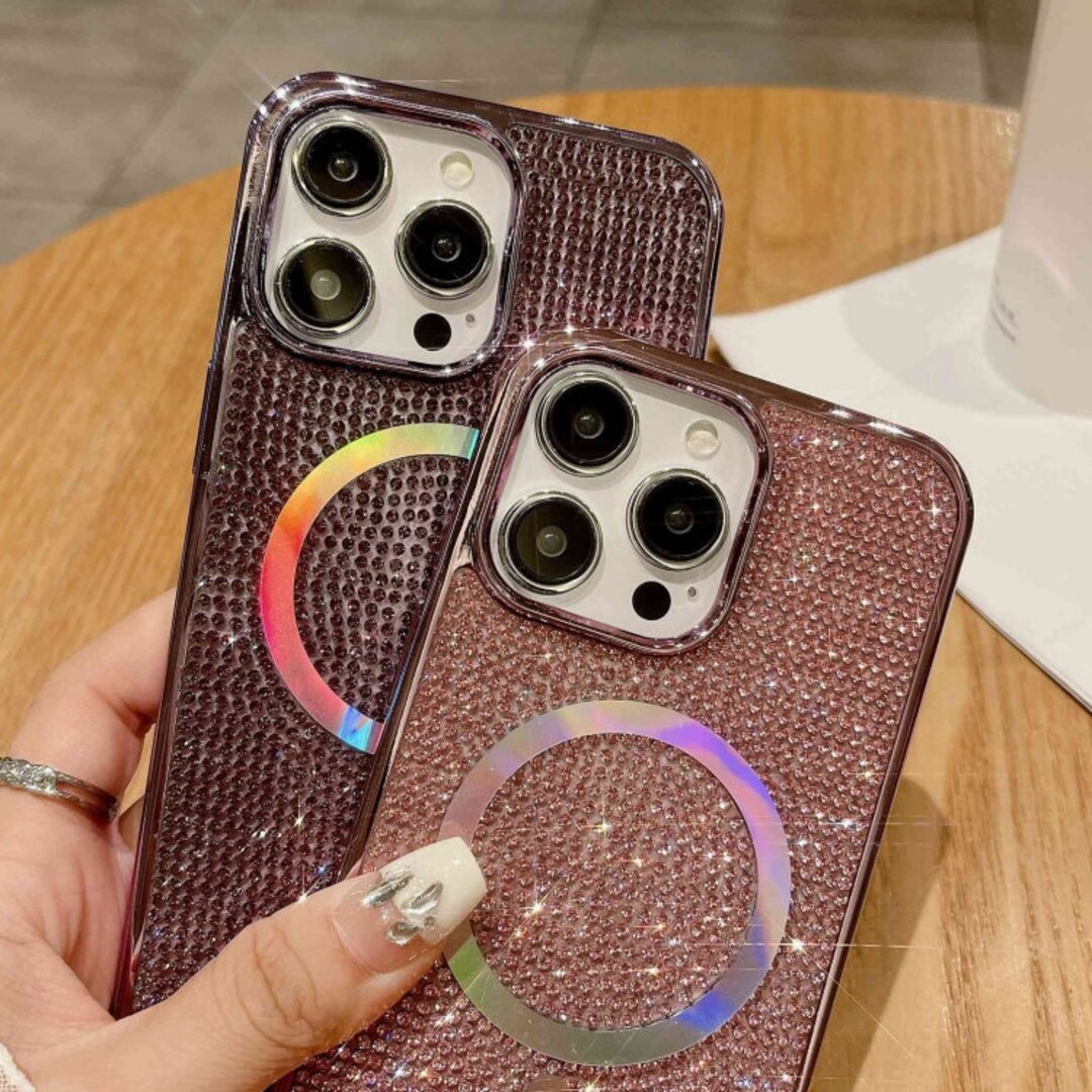 Rhinestone Glitter iPhone Case for iPhone 15 14 13 12 11, Shiny Diamond ...
