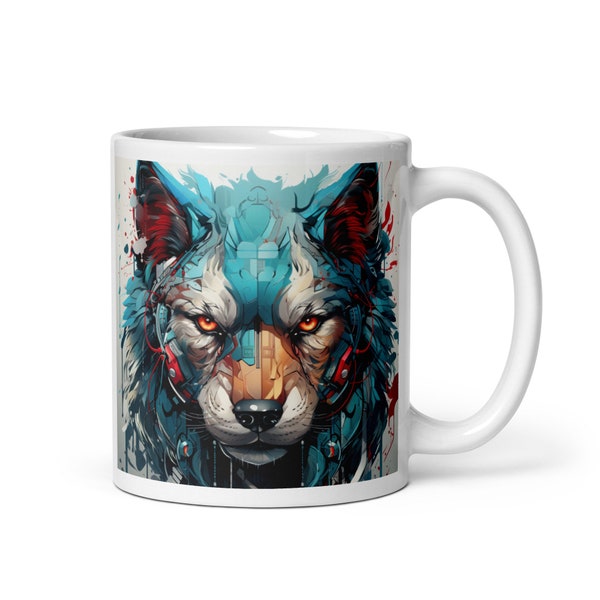 Wolf Coffee Mug - Etsy