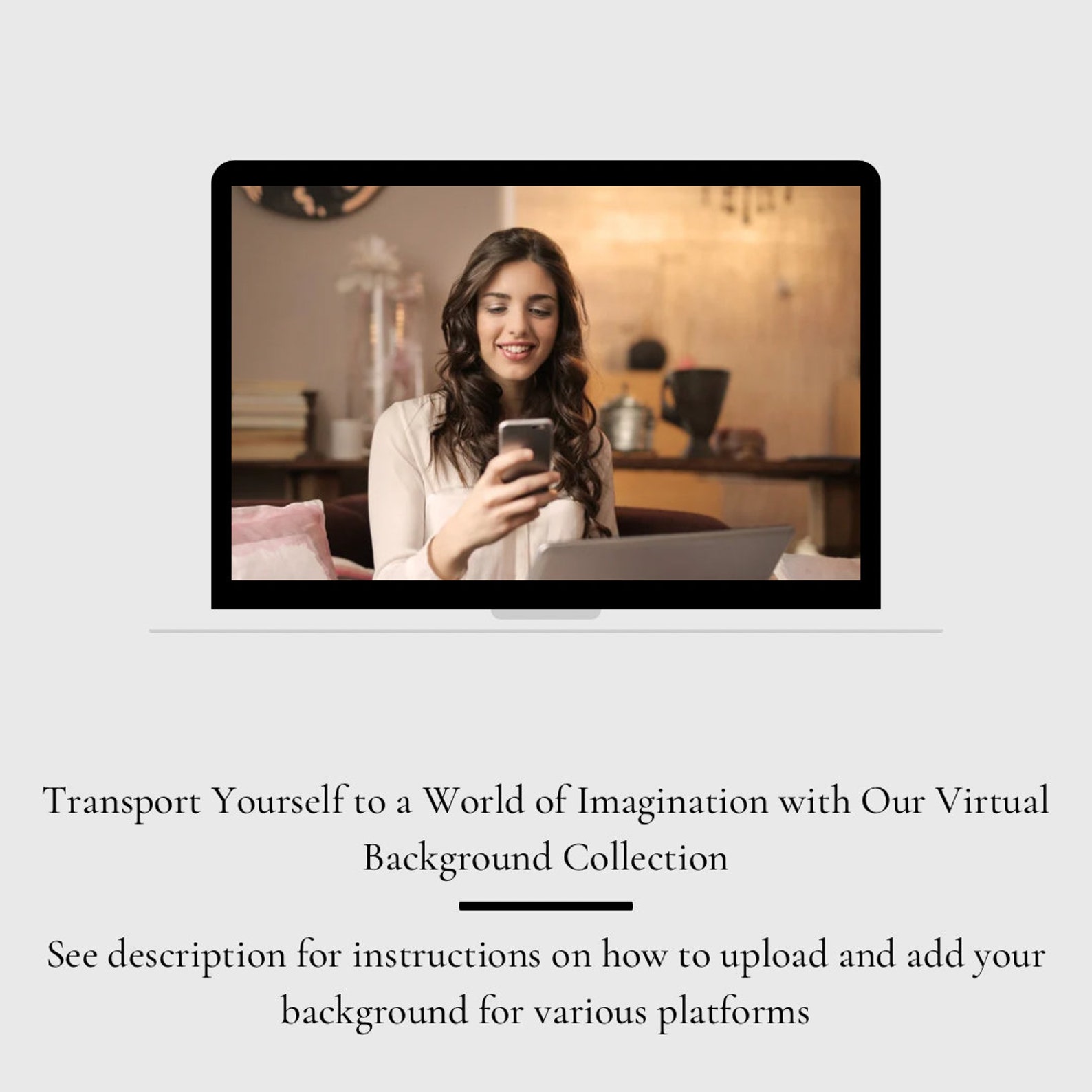 Virtual Background for Virtual Meetings Skype Google Meet Zoom ...